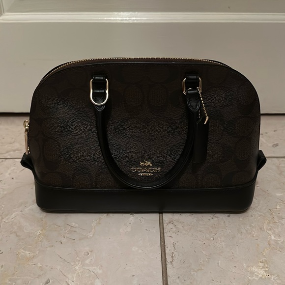 Coach | Bags | Coach Leather Mini Purseblackbrown | Poshmark